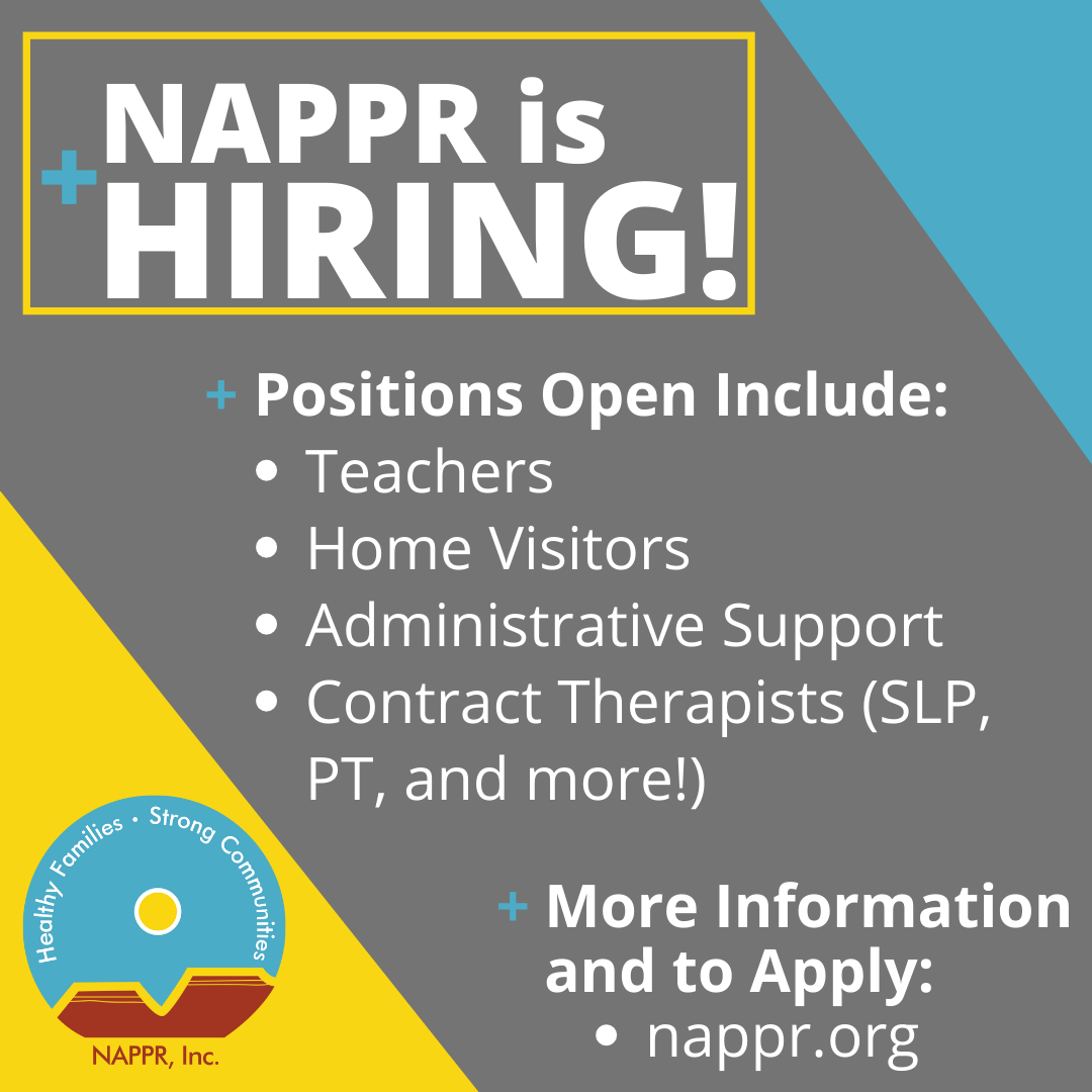 We're Hiring! - Native American Professional Parent Resources